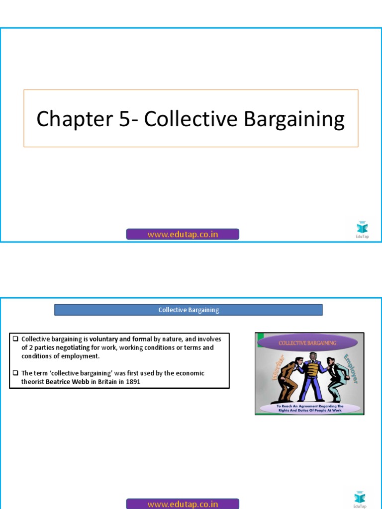 Collective Bargaining 1 | Download Free PDF | Collective Bargaining | Employment