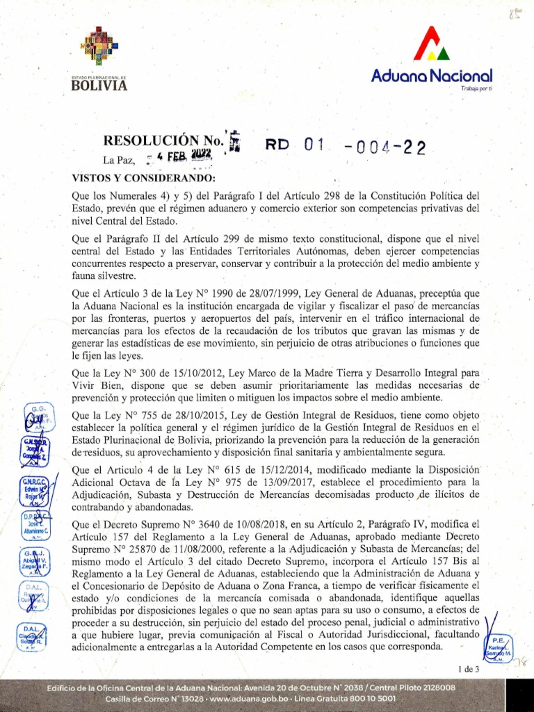 Reglamento para Subasta Pública de Mercancías Comisadas y Abandonadas | PDF | aduana | Subasta