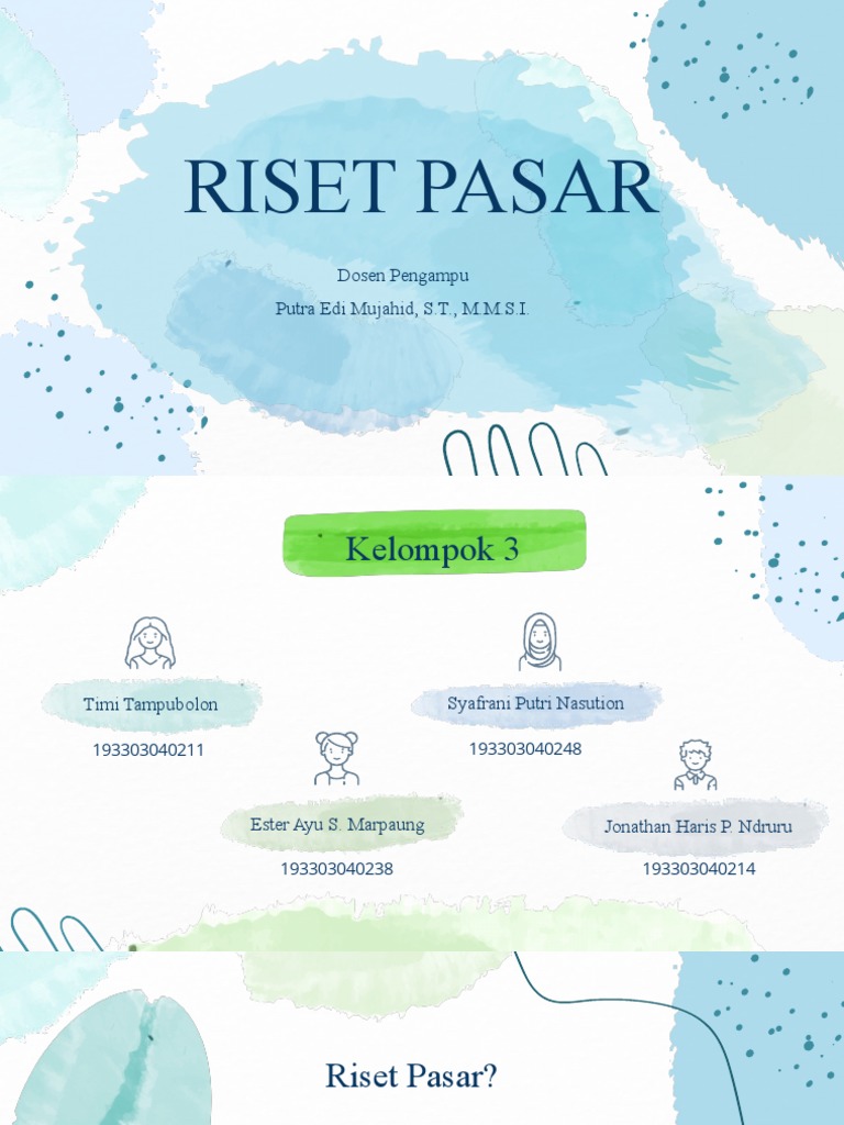 Riset Pasar Kel 3 | PDF