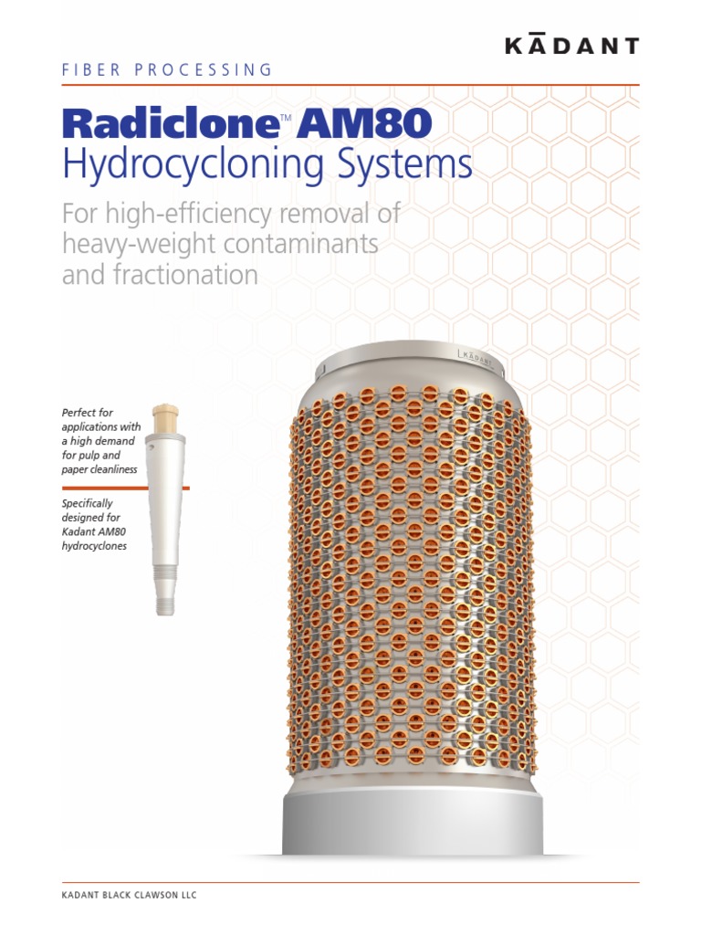 Radiclone AM80 Hydrocycloning Systems | PDF | Paper | Pulp (Paper)