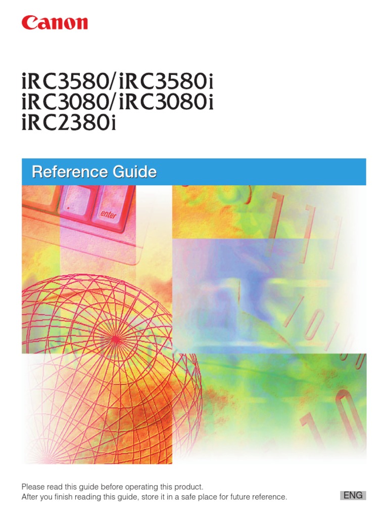 IRC2380i IRC3580 Series Reference Guide En | PDF | Printer (Computing ...