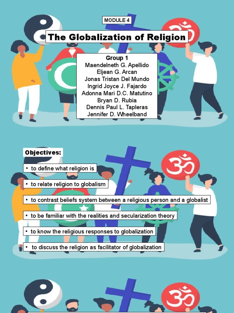 The Globalization of Religion - GROUP 1 | PDF | Globalization | Secularism