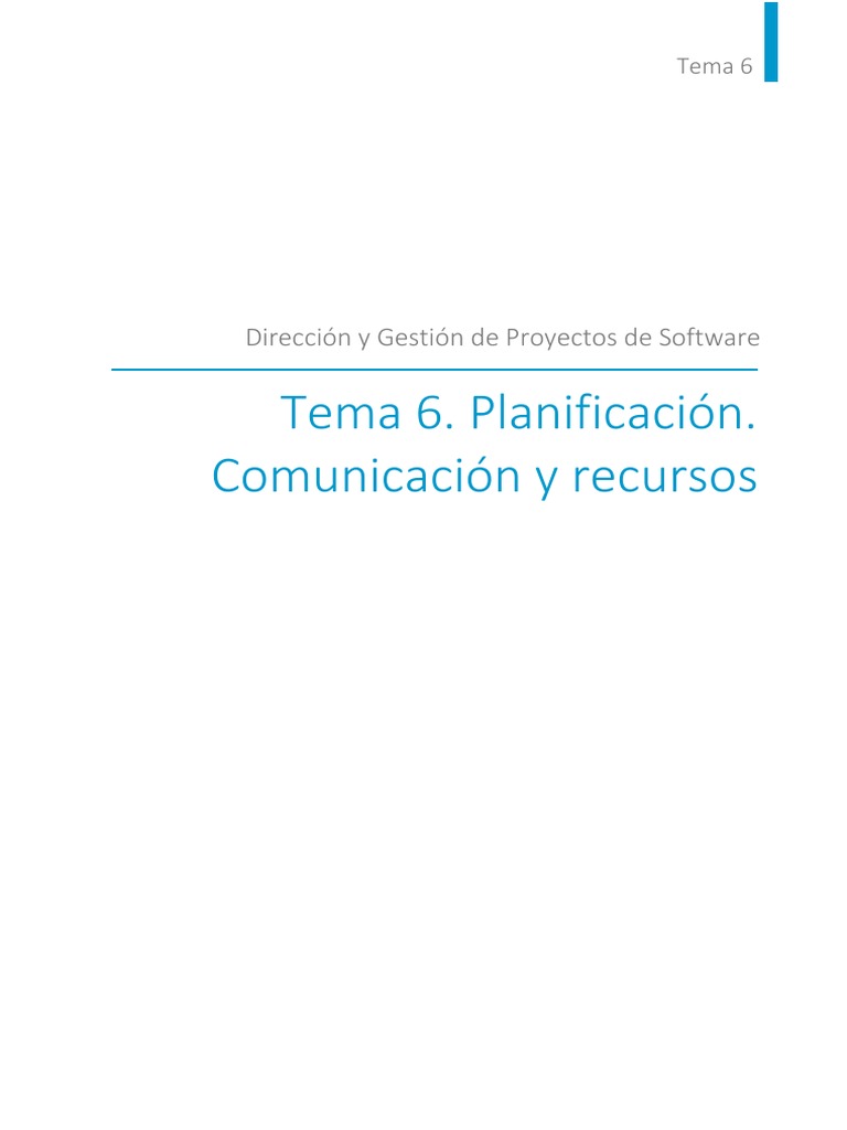 Tema 6 | PDF | Liderazgo | Software