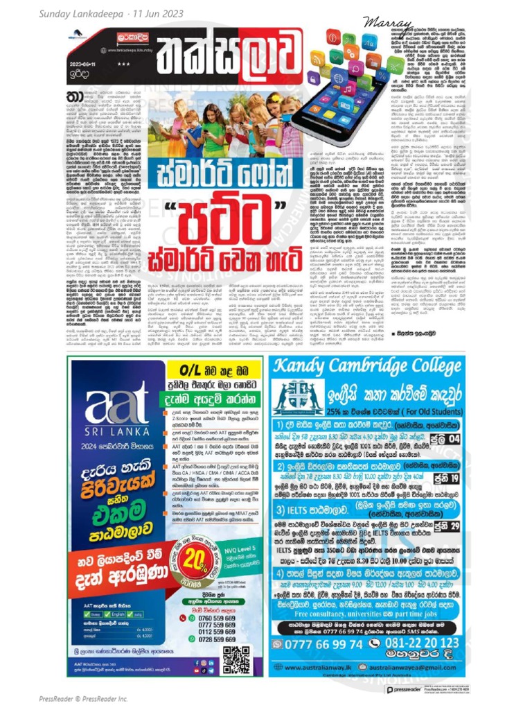 Pressreader © Pressreader Inc | PDF