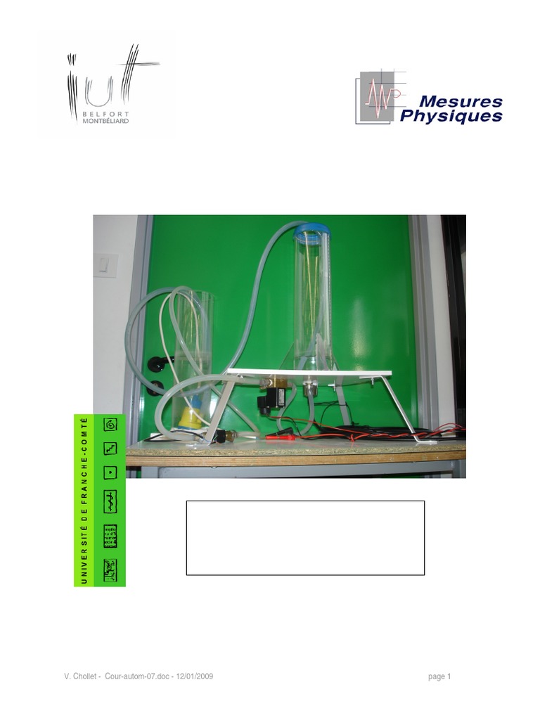 Cours Autom 08 | PDF | Automatisation | Cybernétique