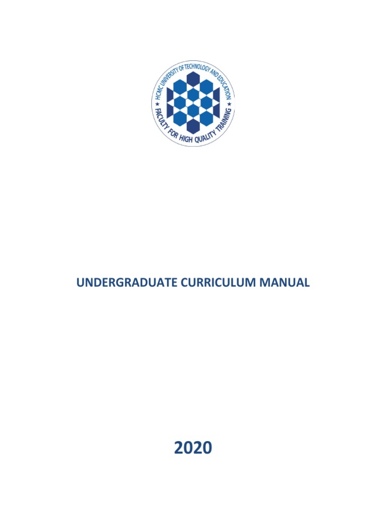 Undergraduate Curriculum Manual 2020 06.10.2021 | PDF | Computer ...