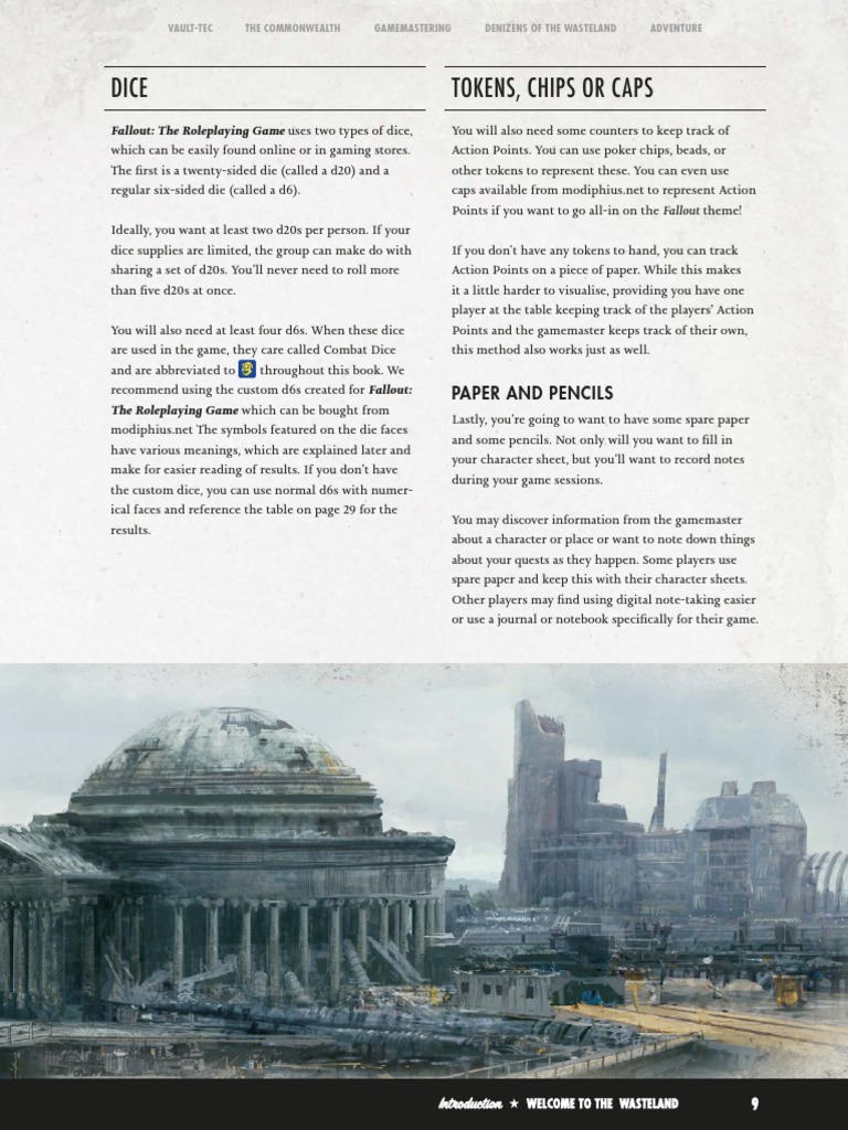 FWW - RPG Core Rulebook - Parte6 | PDF | Dice | Role Playing Games