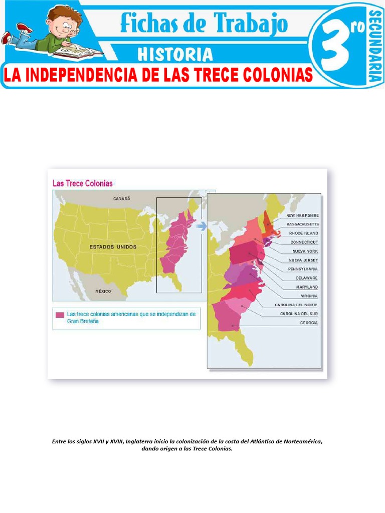 La-independencia-de-las-Trece-Colonias-para-Tercer-Grado-de-Secundaria ...