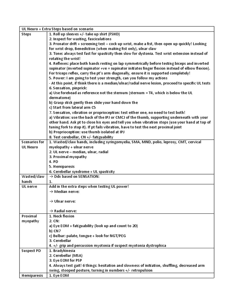 Basics steps and approach for PACES | PDF | Anatomical Terms Of Motion ...