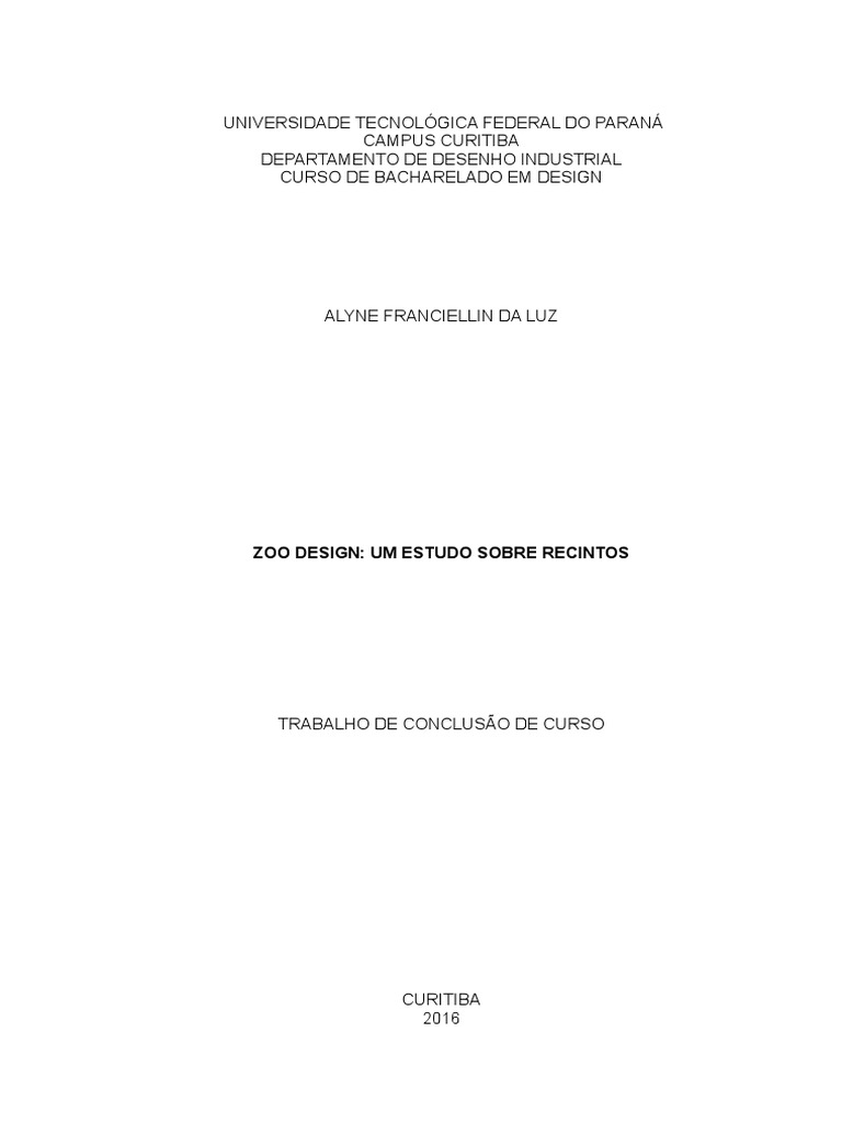 Zoo Design Um Estudo Sobre Recintos | PDF | Habitat | Jardim zoológico