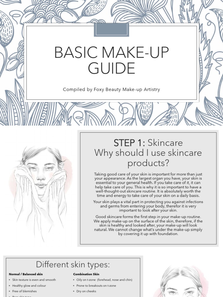 Basic Makeup Guide | PDF | Cosmetics | Skin Care