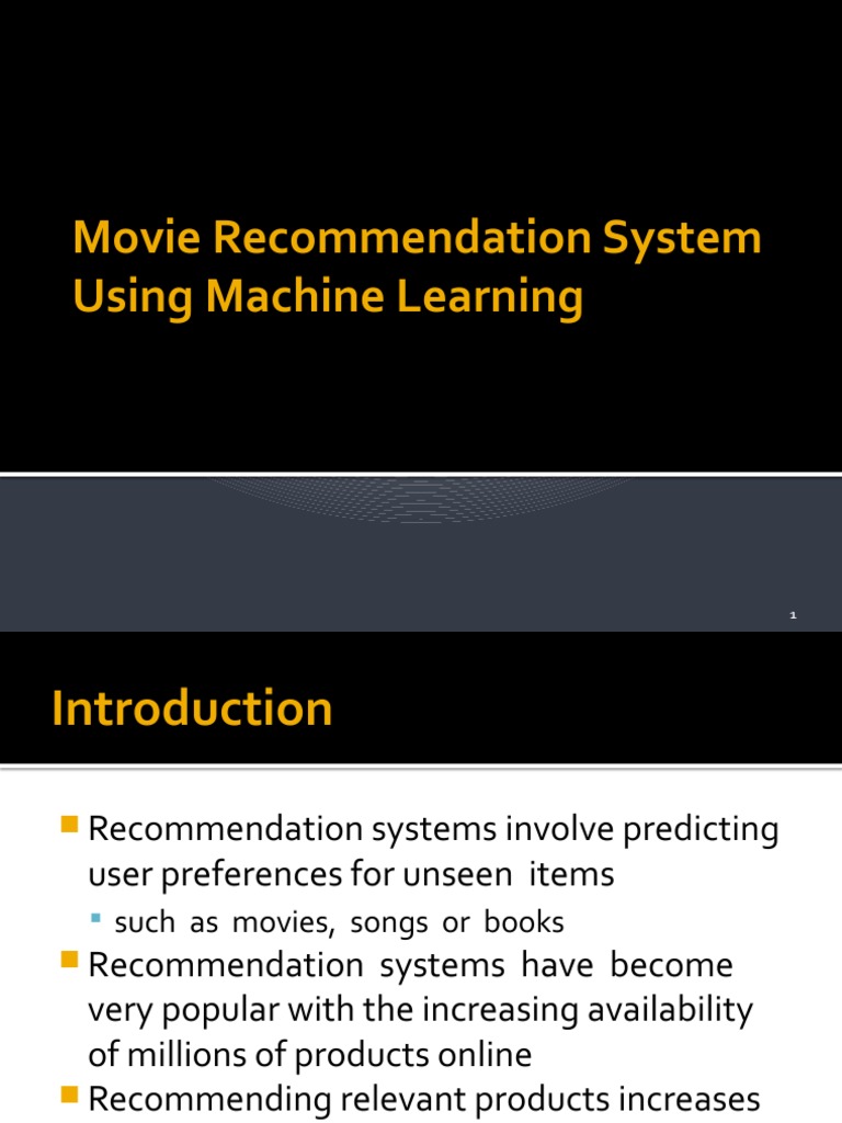 Movie Rec | PDF | Systems Science | Computer Science