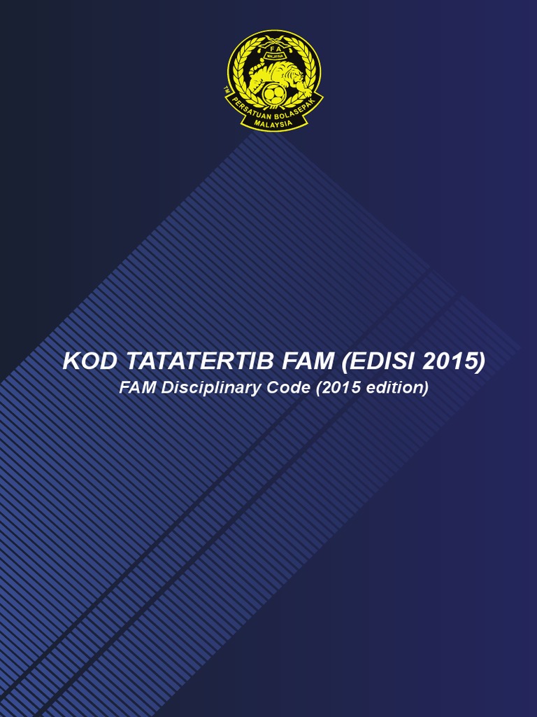 Kod Tatatertib FAM - Edisi 2015 | PDF