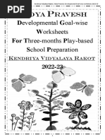 Anand Activity Book For Balvatika 13246 | PDF | Experience | Thought