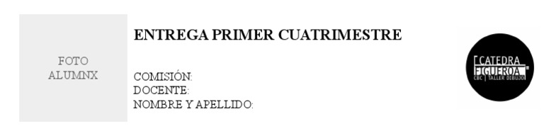 Rótulo Entrega 1º Cuatrimestre | PDF