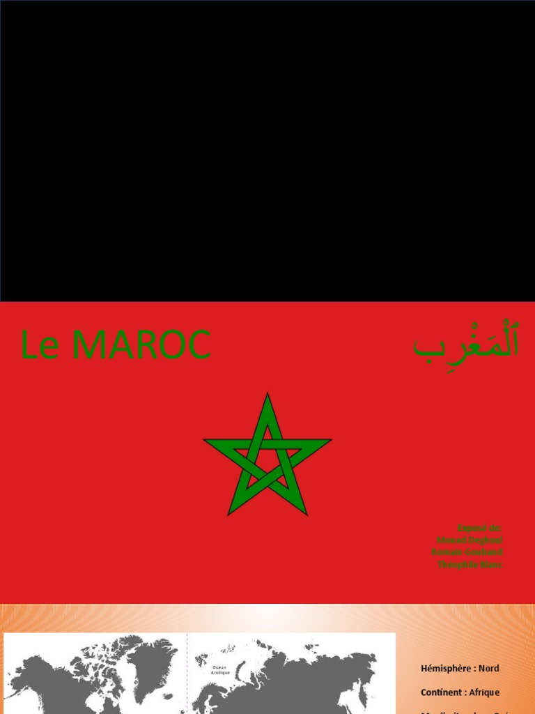 Exposé Maroc CM1 Douillard | PDF