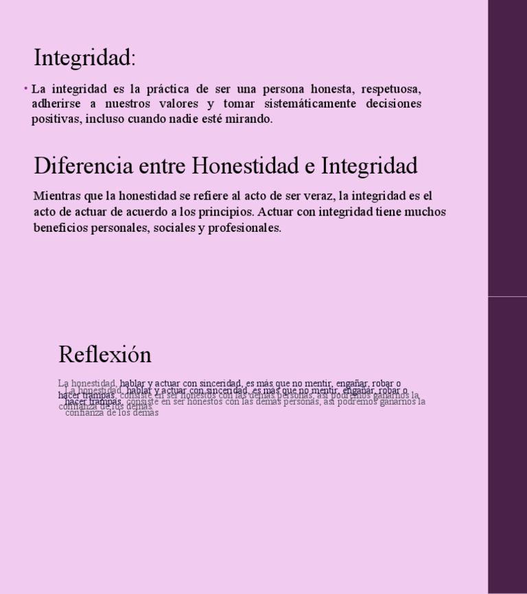 La Honestidad | PDF | Crecimiento personal y profesional | Derecho
