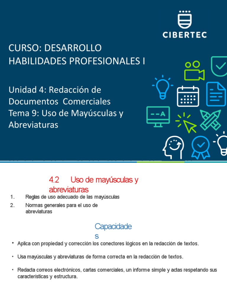 Uso de Mayúsculas y Abreviaturas | PDF | Lingüística