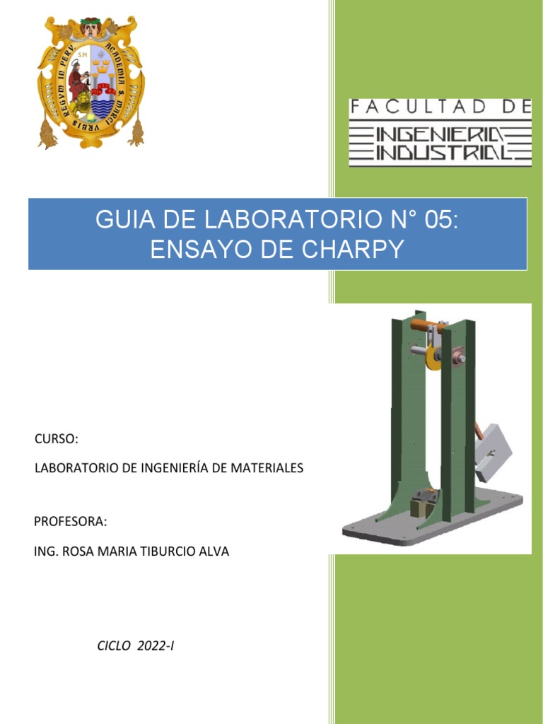 Ensayo de Charpy 2022 | PDF | Mecánica de fractura | Fractura