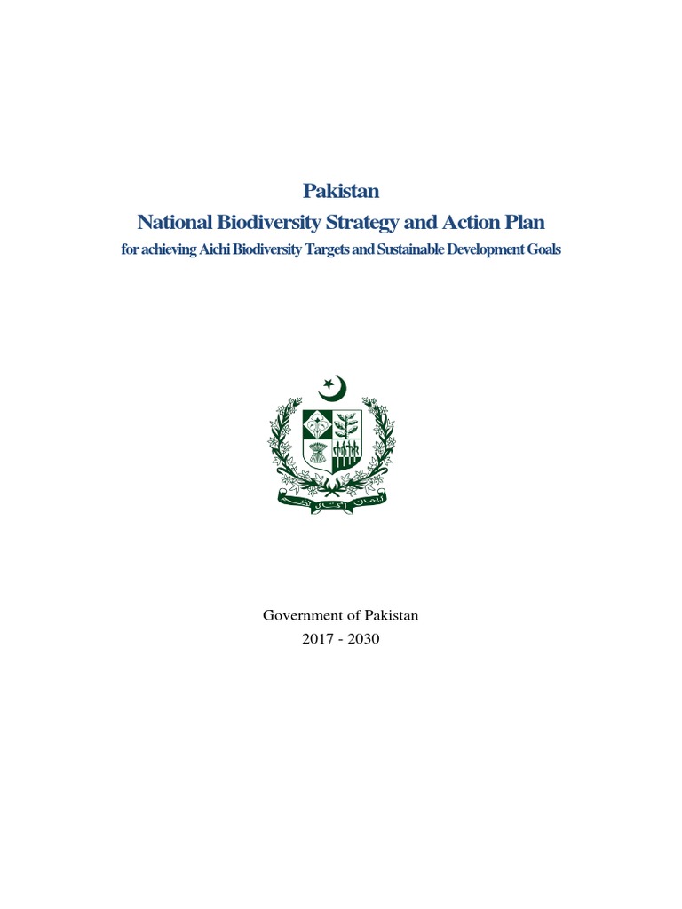 Pakistan National Biodiversity Strategy 2030 | PDF | Biodiversity ...