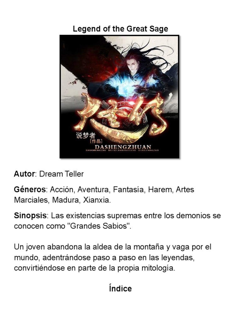 Legend of the Great Sage 501-600 | PDF | Río | Agua