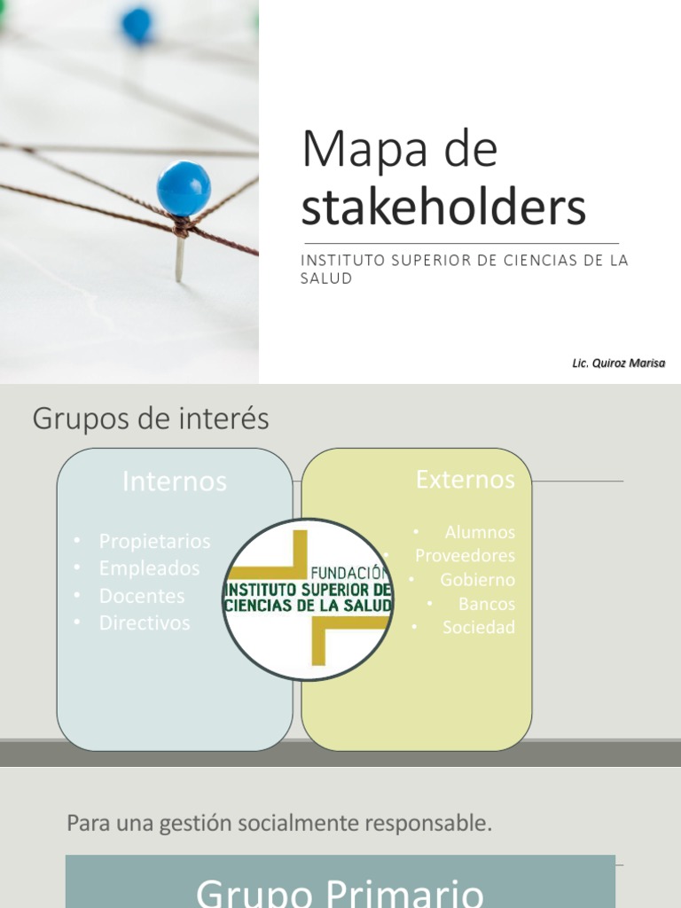Mapa de Stakeholders - Quiroz Marisa | PDF