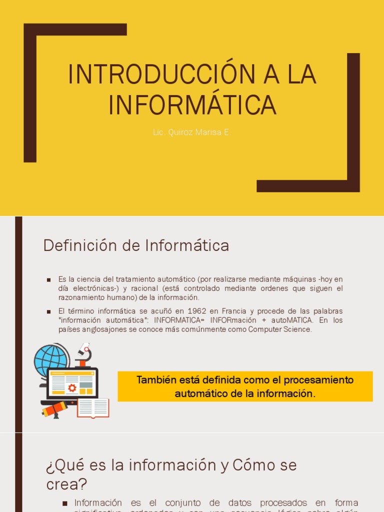 Introducción A La Informática | PDF | Ascii | Poco