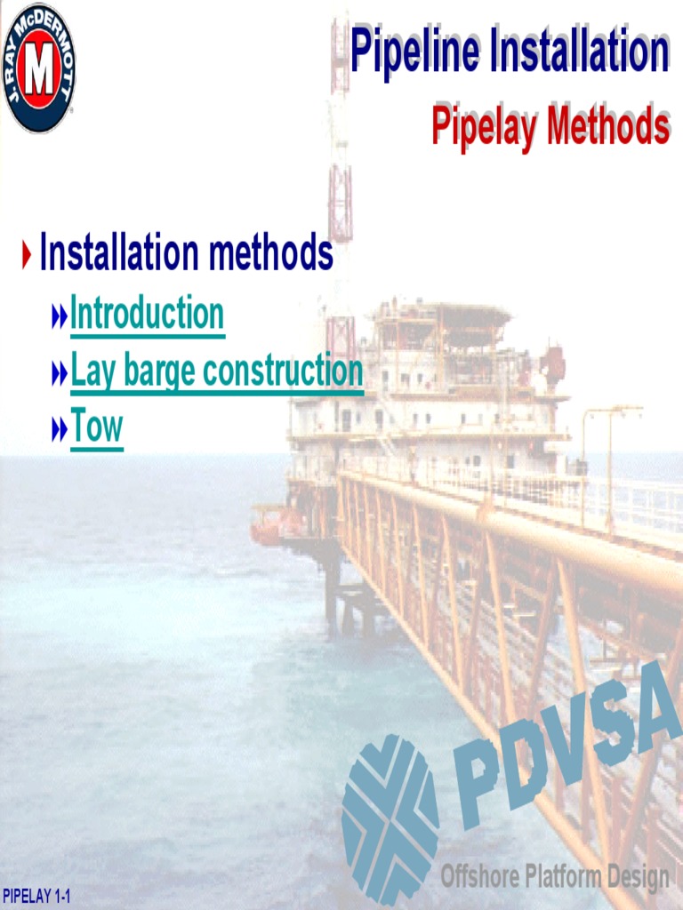 Pipelay 1 | PDF | Dredging | Offshore Drilling