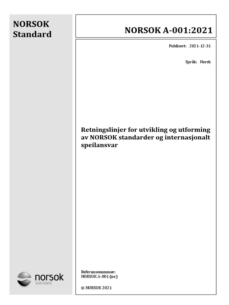 NORSOK | PDF
