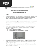 Class - 10 - Light - Numericals | PDF | Optics | Electromagnetic Radiation