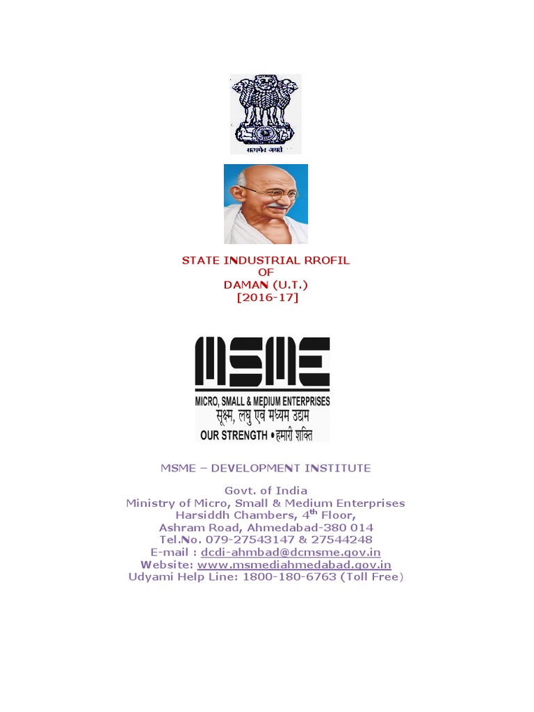 2. Daman and Diu State Profile 2016.17 | PDF | Agriculture