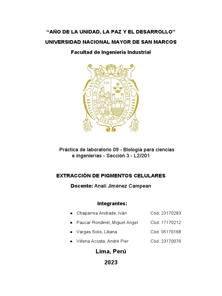 L09 Bio | PDF | Cromatografía | Cloroplasto