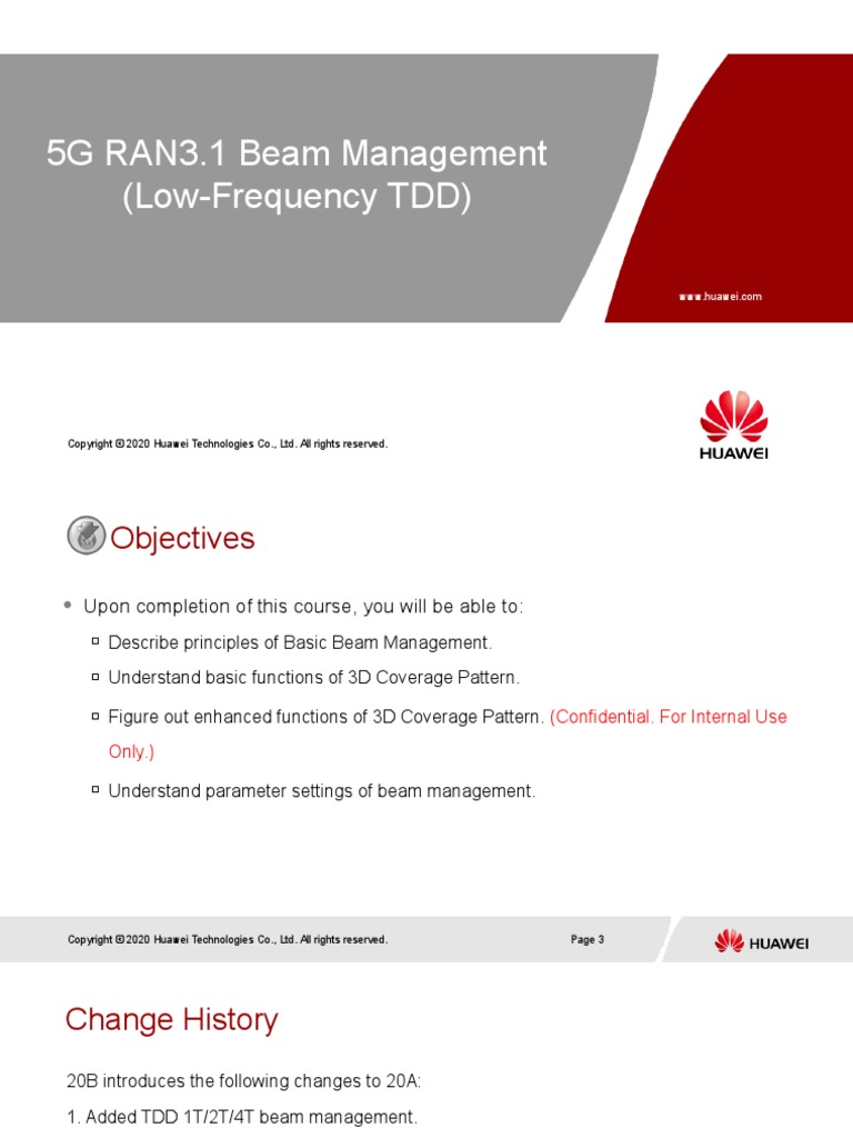 Training Course - 5G RAN3.1 Beam Management | PDF | Mimo | Duplex ...