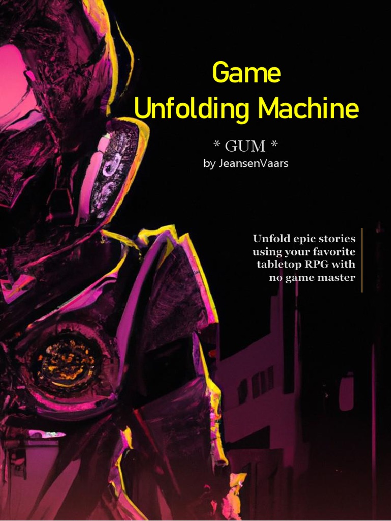 GUM Rulebook Rev5 | PDF | Role Playing Games | Tabletop Role Playing Game