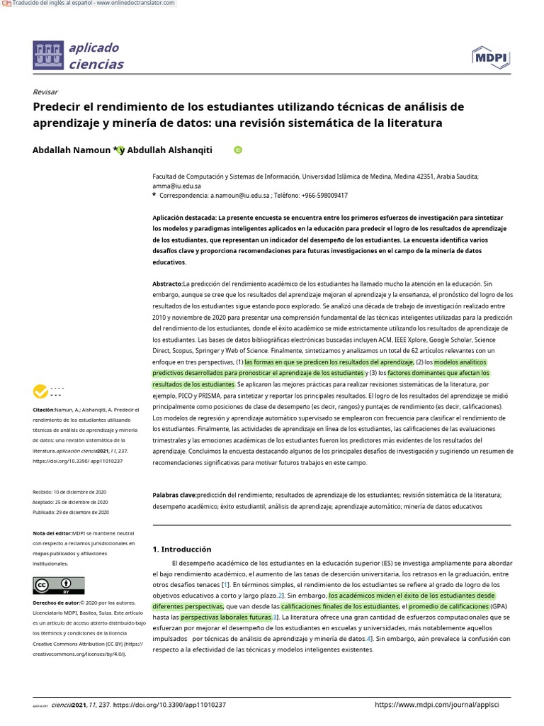 Predicting Student Performance Using Data Mining and Learning Analytics ... Predicting Student Performance Using Data Mining and Learning Analytics ...