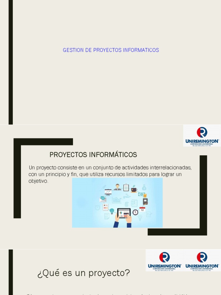 Gestion de Proyectos Informaticos | PDF | Costo | Planificación