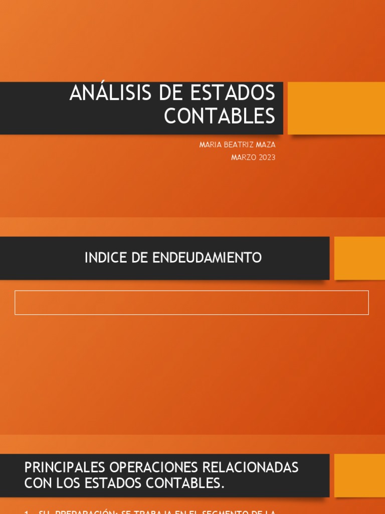 Análisis de Estados Contables | PDF | Estado de resultados | Estado financiero
