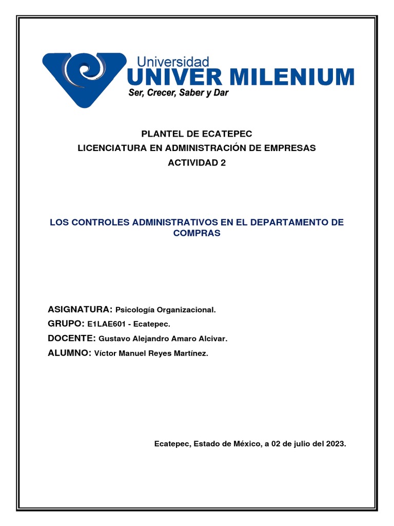 Act Apren2 VMRM | PDF | Presupuesto | Calidad (comercial)