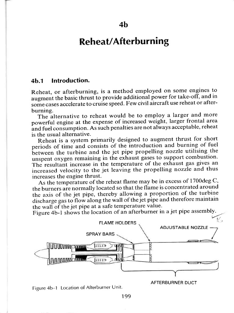 Gte Afterburning Lecture Notes | PDF | Jet Engine | Propulsion