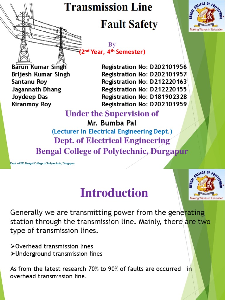 Transmission Line Fault Pdf Relay Electric Power Transmission