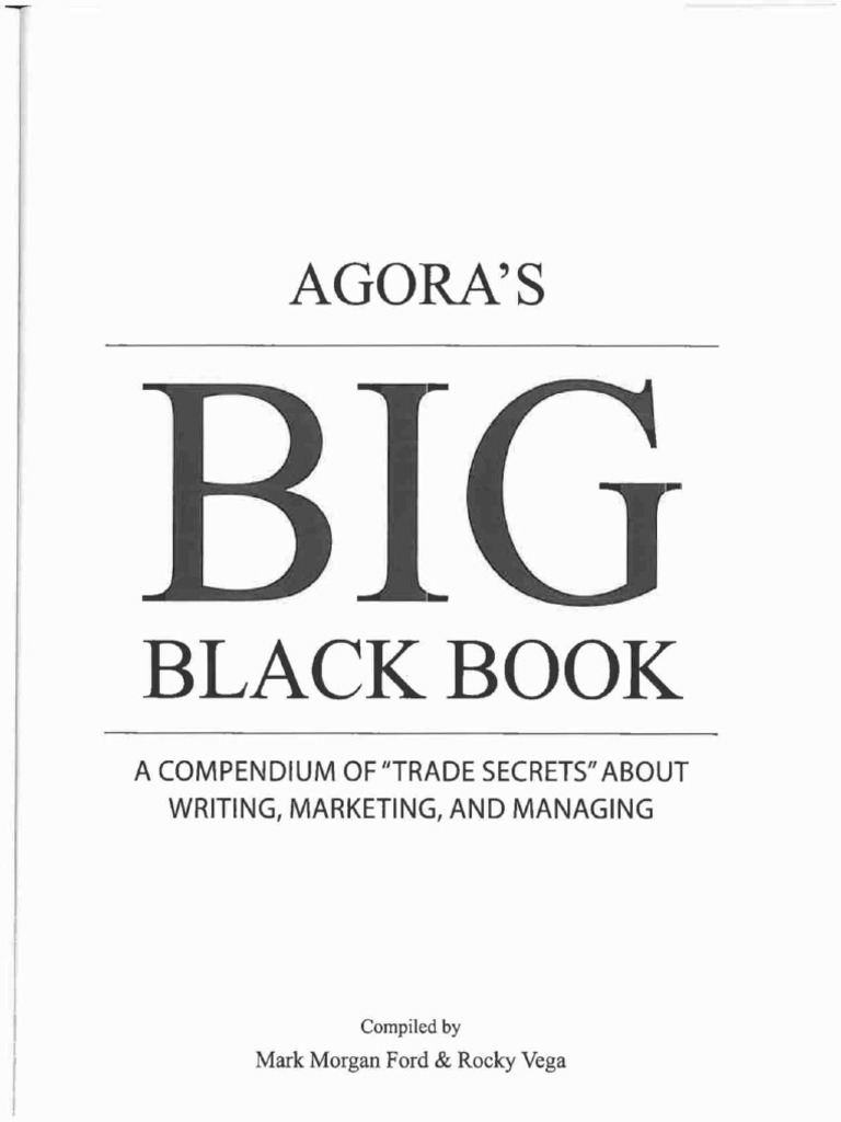 Big Black Book Oficial | PDF | Marketing | Direct Marketing