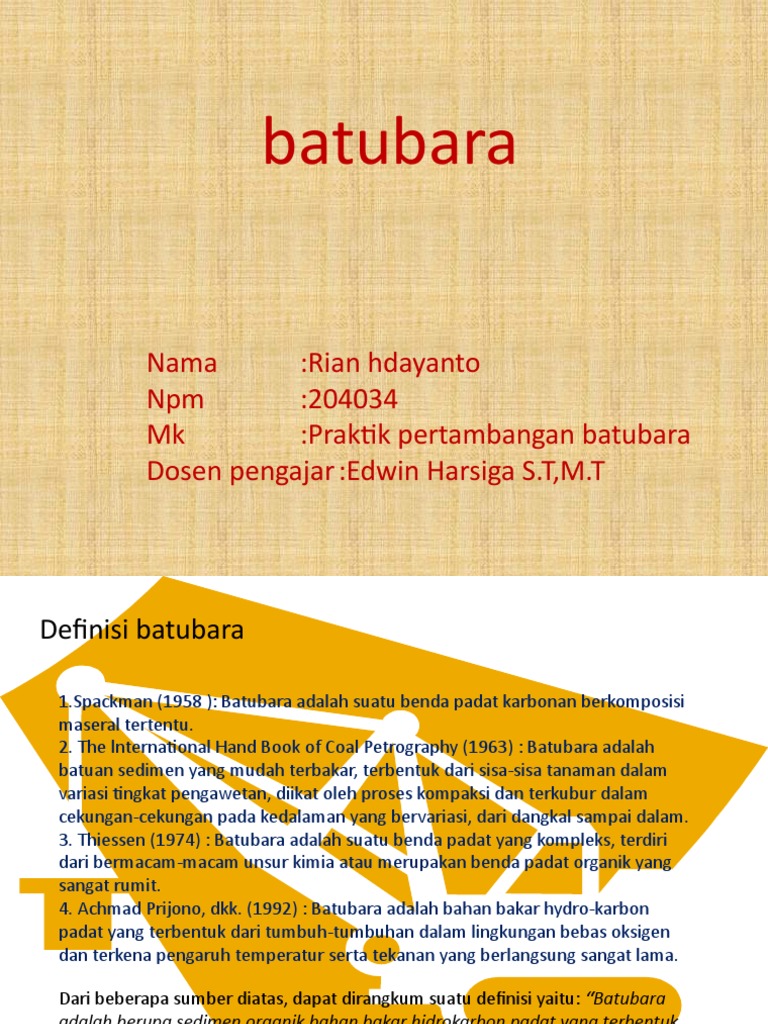 Batubara | PDF