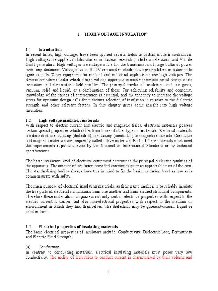 EE 360 Lecture Notes-2022 | PDF | Electrical Breakdown | Insulator ...