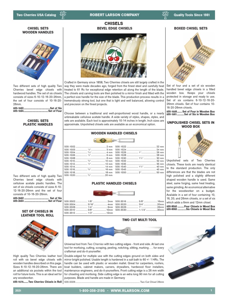 Catalogo Two Cherries USA | PDF | Tools | Woodworking