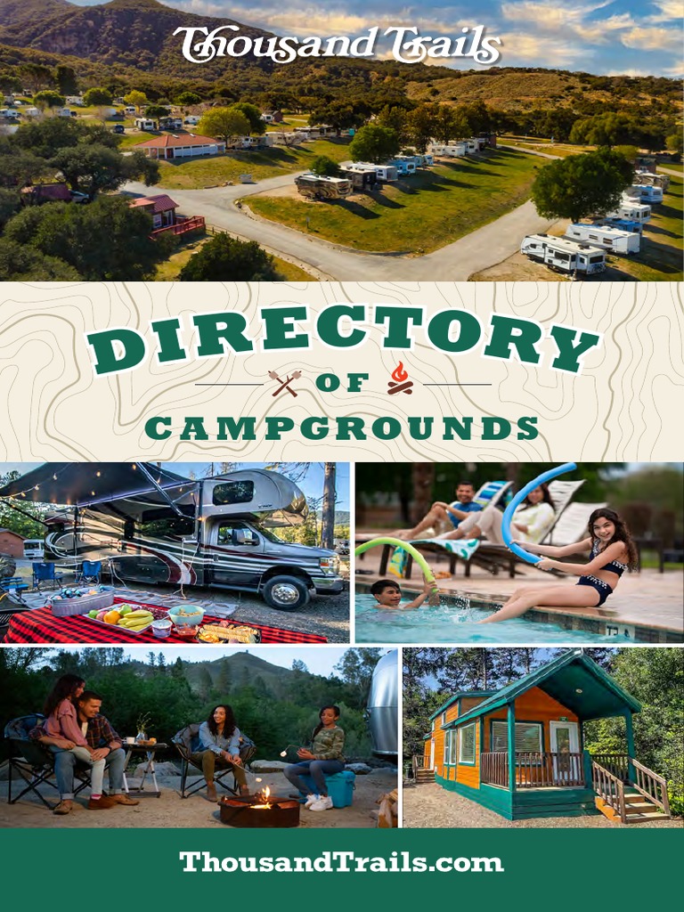 Thousand Trails Campground Directory | PDF