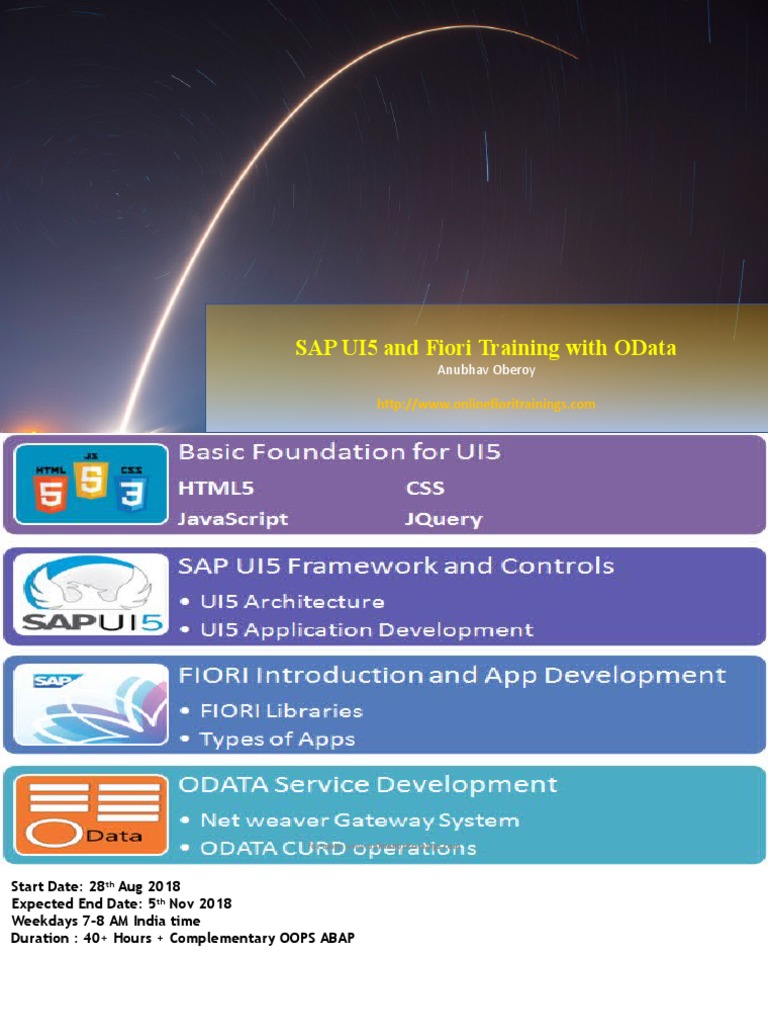 UI5 Training | PDF | Model–View–Controller | Bracket