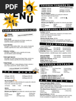 Menú Muncherhouse 1 | PDF | Salsa | Vodka