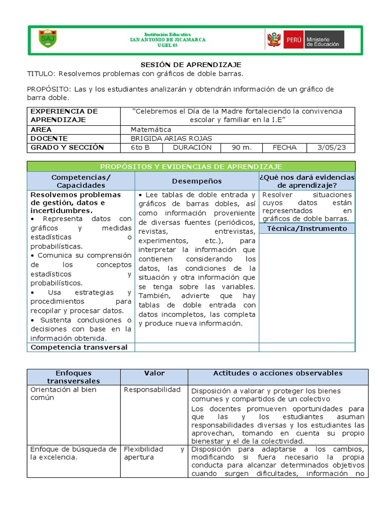 Barras Dobles | PDF | Aprendizaje | Información