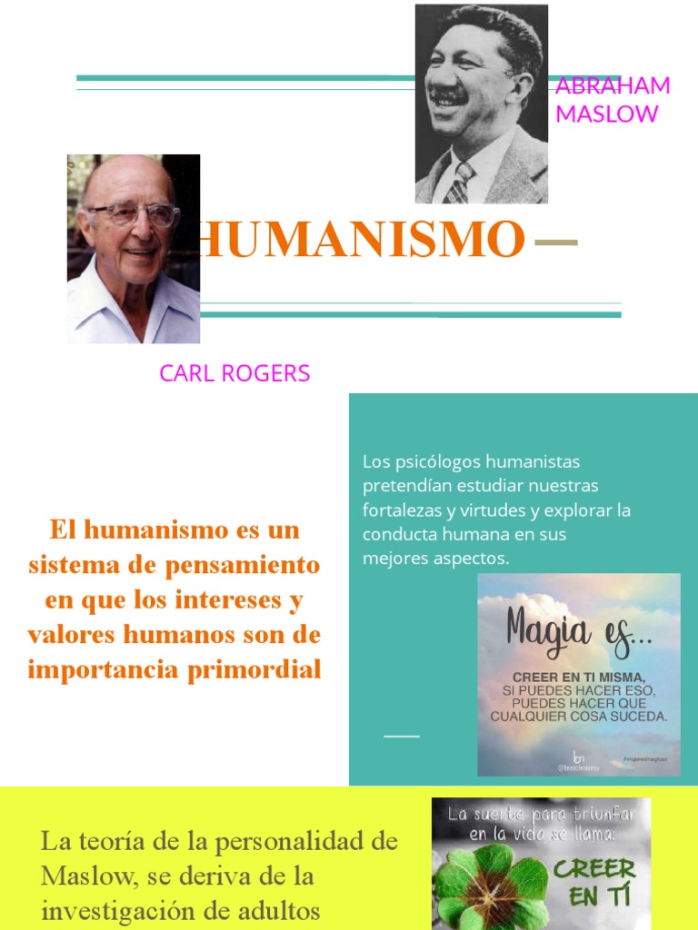 HUMANISMO, MAslow y Rogers | PDF