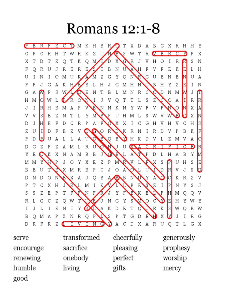Romans 1218 Answer Key | PDF